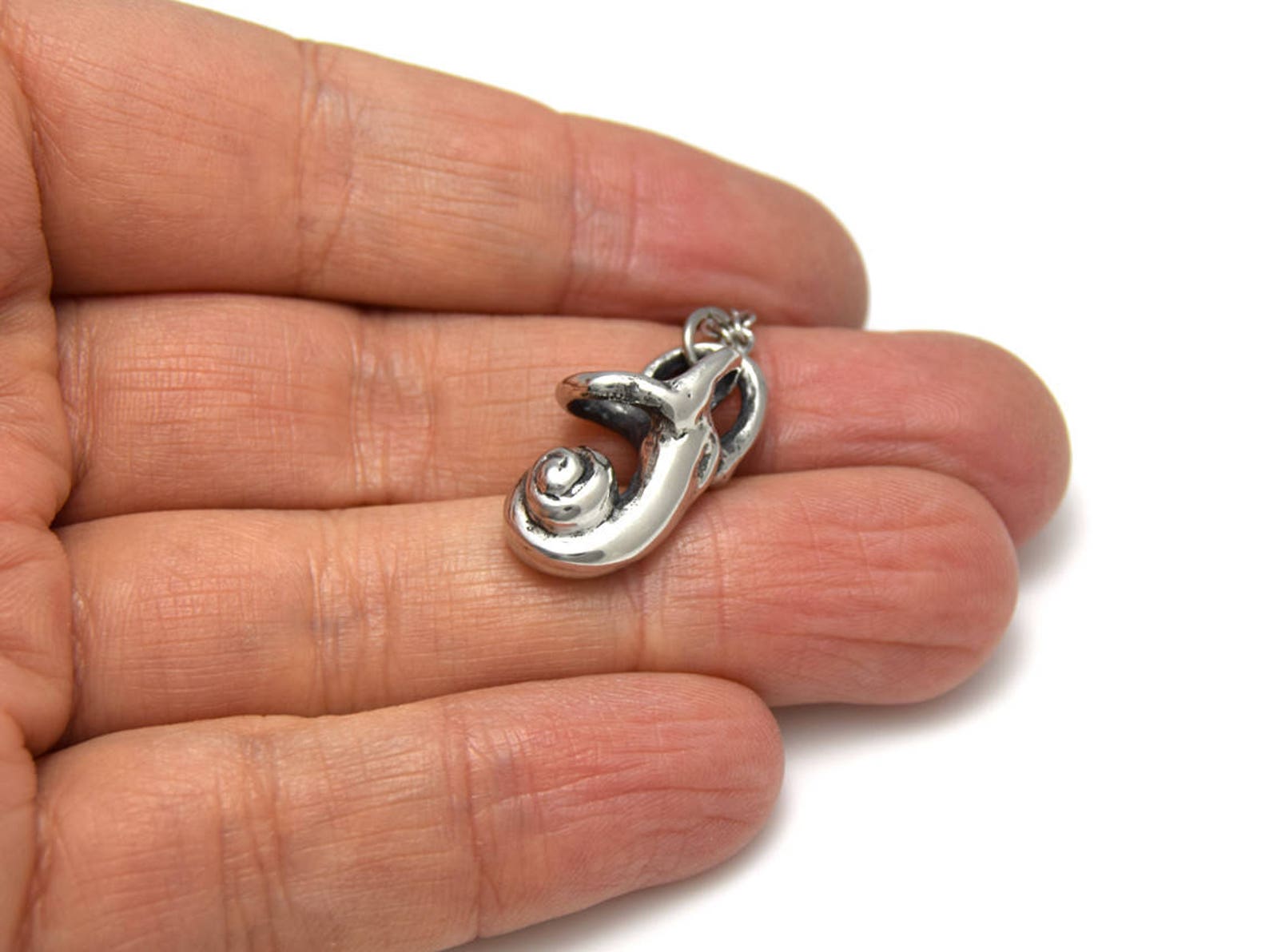 Human Cochlea Necklace Handmade Inner Ear Anatomy Pendant in | Etsy