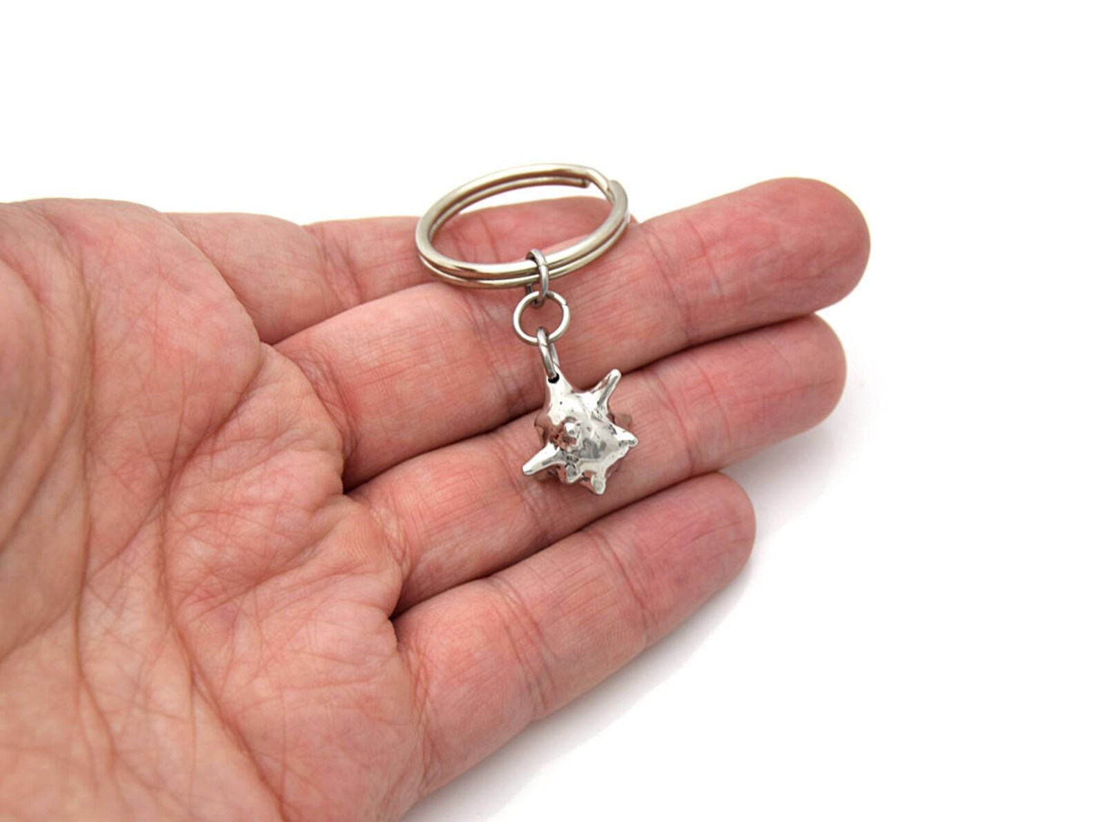 White Blood Cell Keychain Handmade Macrophage Charm - Etsy