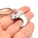 Lynx Claw Keychain in Pewter Wild Cat Talon Key Ring Animal - Etsy