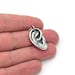 Human Ear Necklace in Pewter, Anatomical Hearing Pendant, Deaf Jewelry ...
