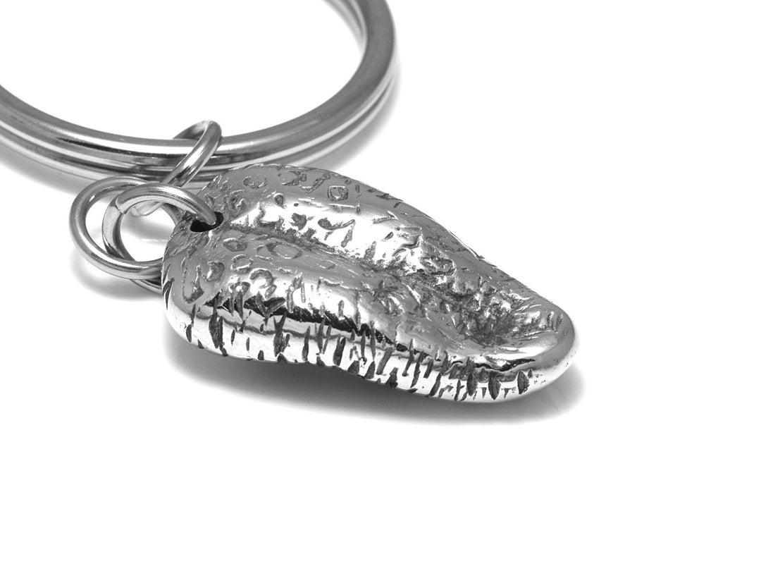 Human Tongue Keychain, Anatomical Keyring in Pewter - Etsy