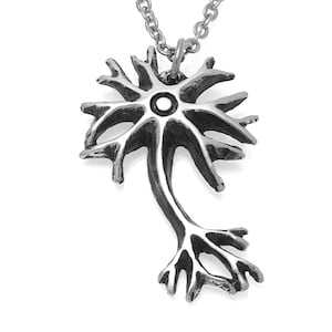 Handmade Neuron Necklace, Brain Cell Pendant, Neuroscience Jewelry - Etsy
