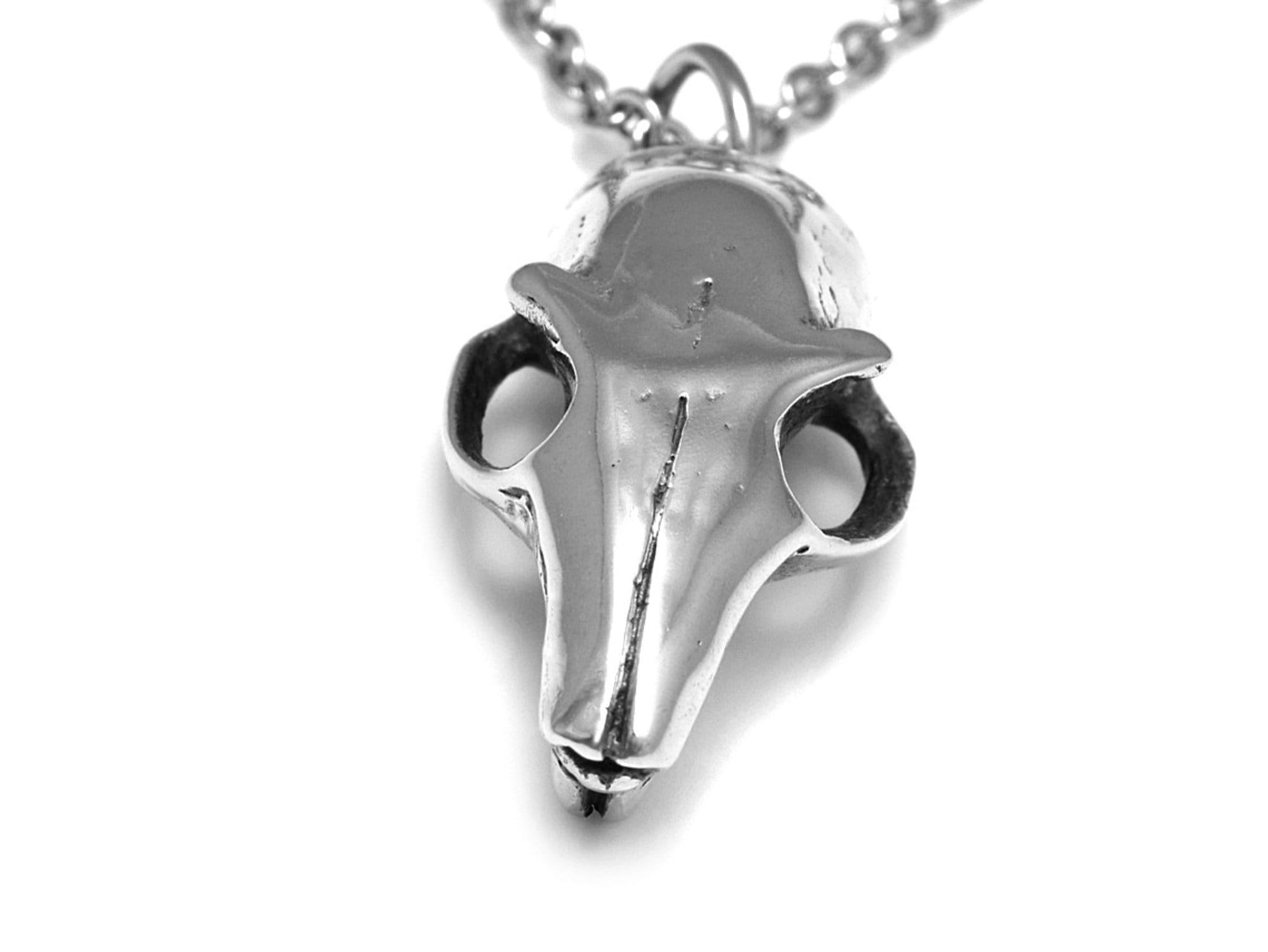 Chipmunk Skull Pendant Necklace Rodent Jewelry in Metal - Etsy Sweden