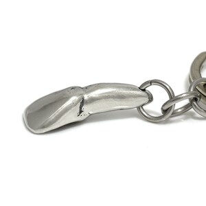 Human Front Tooth Keychain Metal Incisor Charm Handmade - Etsy