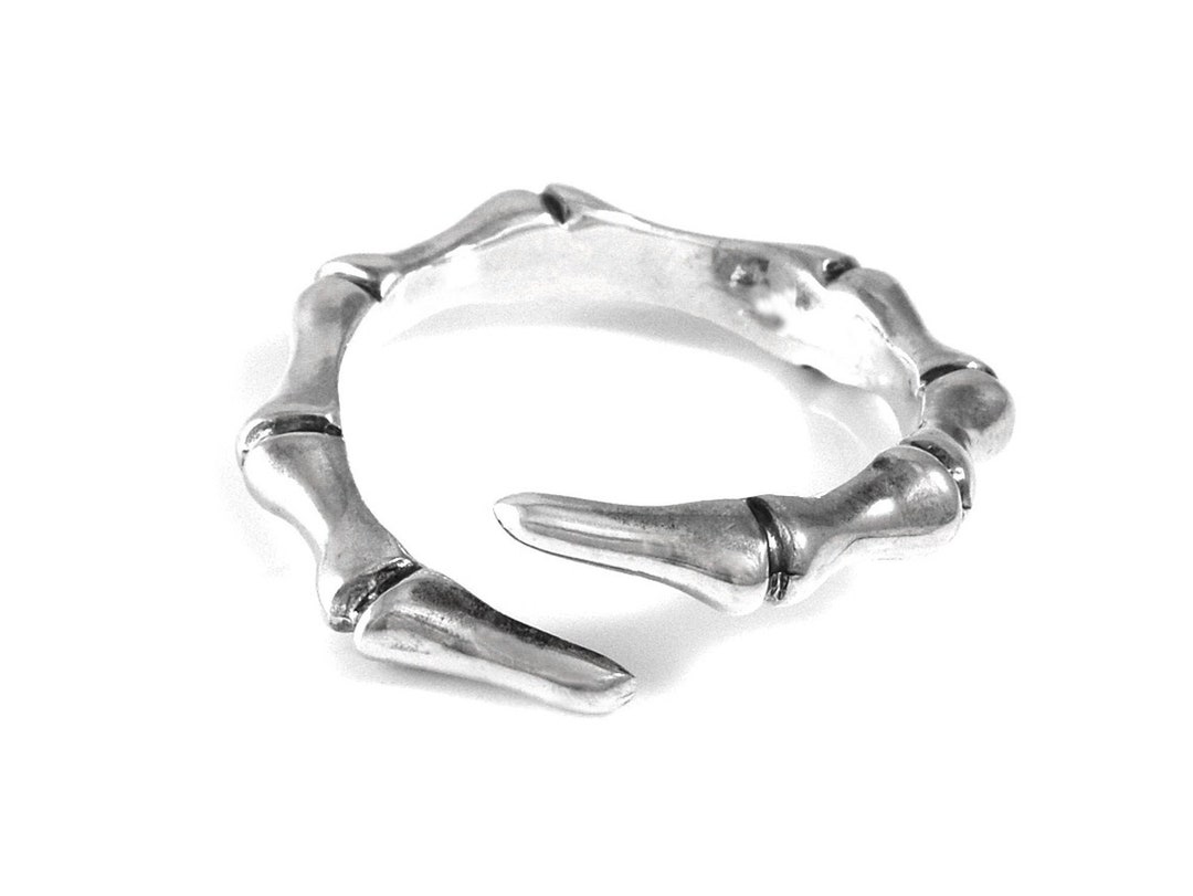 Sterling Silver Human Finger Bone Ring, Anatomy Jewelry - Etsy