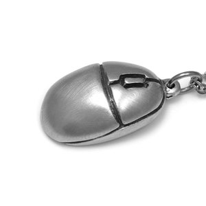 Handmade Computer Mouse Pendant Necklace in Pewter, Gamer Jewelry - Etsy