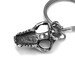 Hyena Skull Keychain in Pewter, Handmade Animal Cranium Key Ring - Etsy
