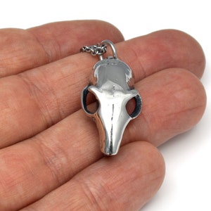 Chipmunk Skull Pendant Necklace Rodent Jewelry in Metal - Etsy Sweden