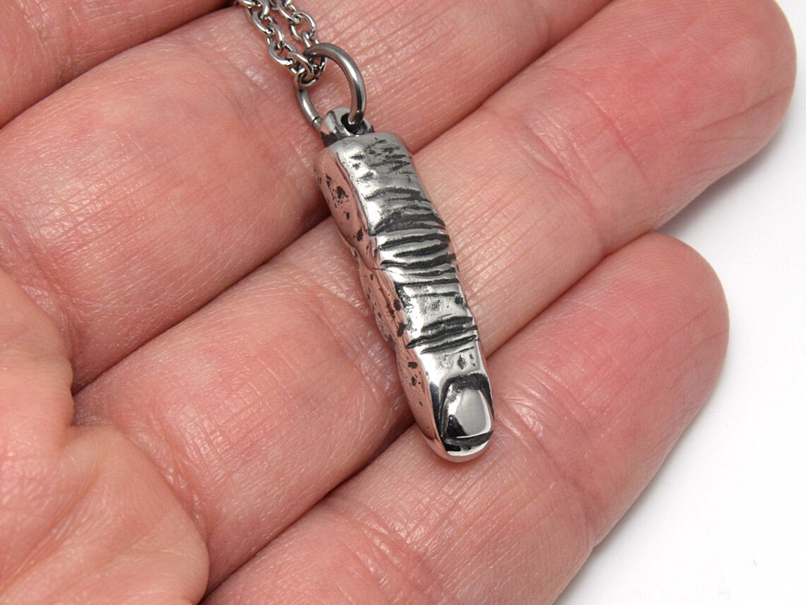 Finger Pendant Necklace Anatomical Jewelry Arthritis Charm | Etsy