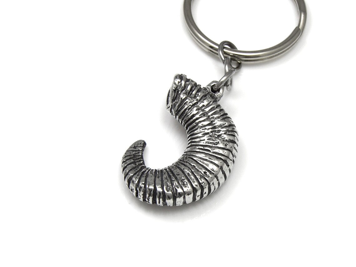 Bighorn Sheep Horn Keychain Handmade Ram Charm Aries Zodiac - Etsy