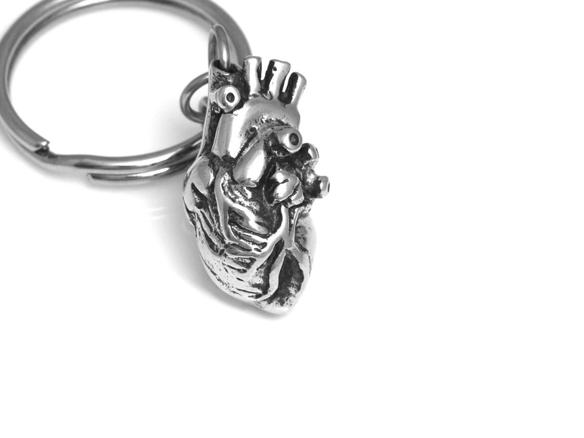 3D Anatomical Heart Keychain, Handmade Anatomy Accessorie Doctor Nurse ...