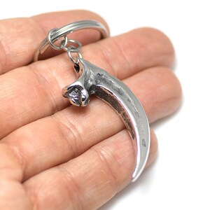 Handmade Eagle Talon Keychain in Pewter, Metal Animal Claw Key Ring - Etsy