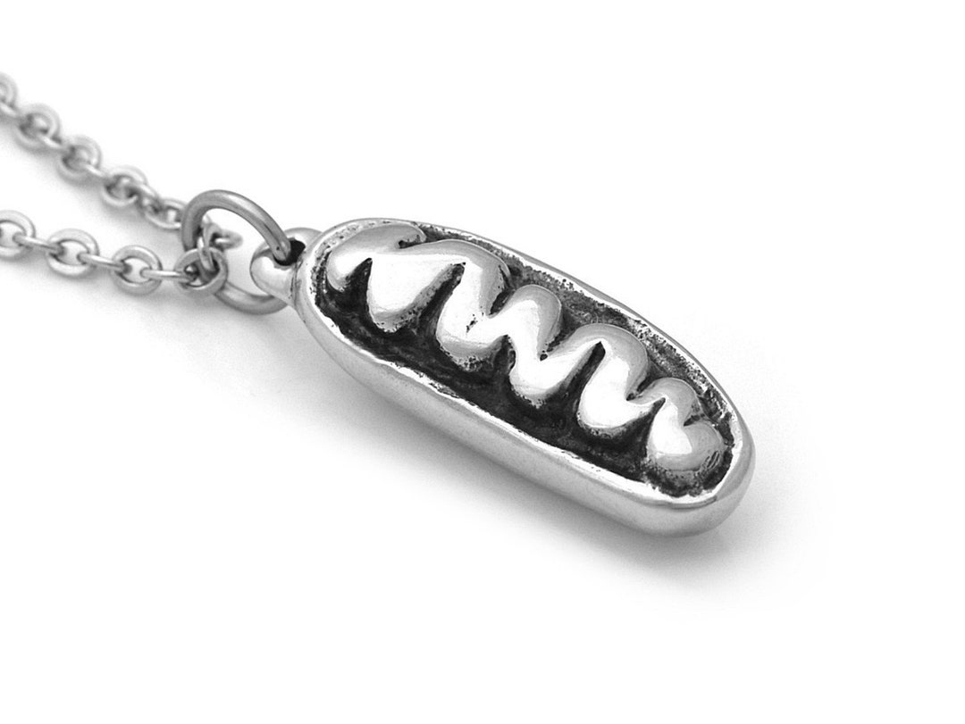 Mitochondrion Pendant Necklace, Handmade Biology Jewelry - Etsy