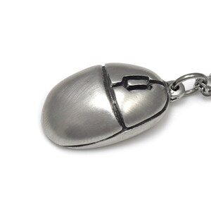 Handmade Computer Mouse Pendant Necklace in Pewter Gamer - Etsy