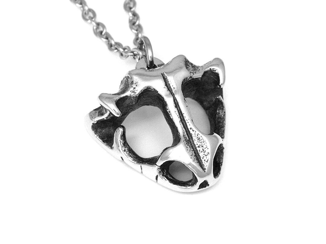 Frog Skull Necklace, Amphibia Head Jewelry in Pewter - Etsy