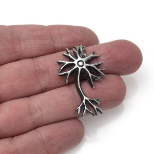 Handmade Neuron Necklace, Brain Cell Pendant, Neuroscience Jewelry - Etsy
