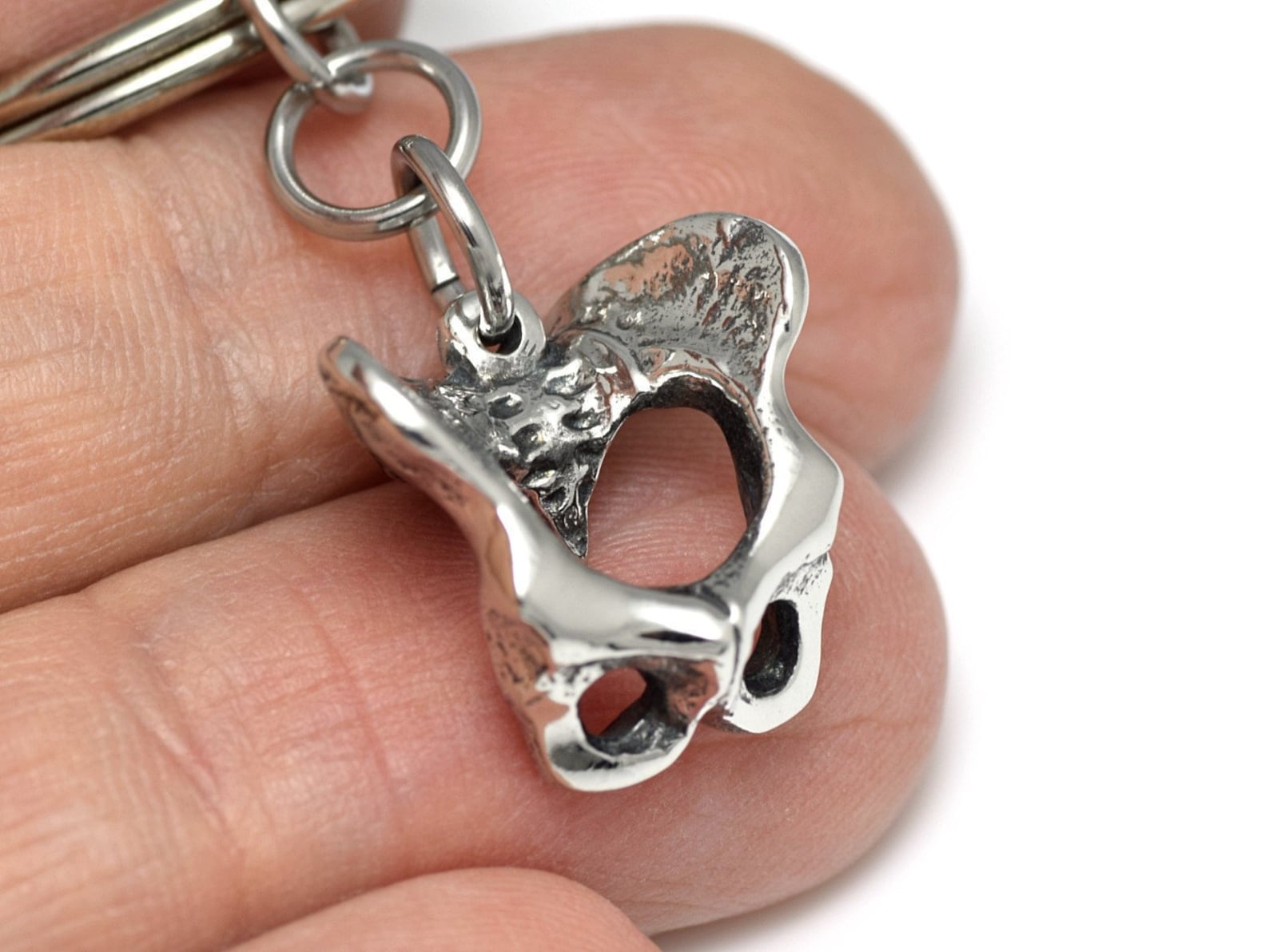 Pelvis Keychain Human Anatomy Pelvic Bone Keyring in Pewter - Etsy