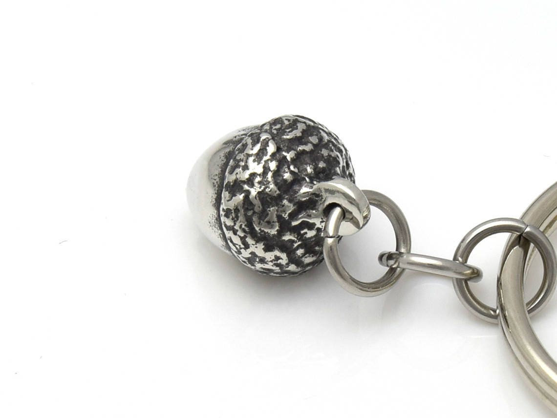 Small Acorn Keychain Nature Keyring Woodland Key Holder in | Etsy