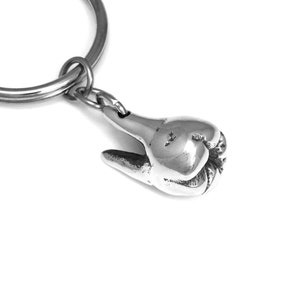 Handmade Human Molar Tooth Charm Keychain in Polished Pewter - Etsy