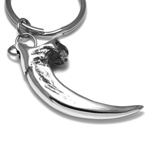 Handmade Eagle Talon Keychain in Pewter, Metal Animal Claw Key Ring - Etsy