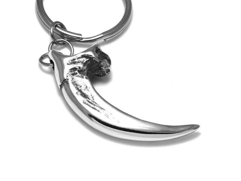 Handmade Eagle Talon Keychain in Pewter, Metal Animal Claw Key Ring - Etsy