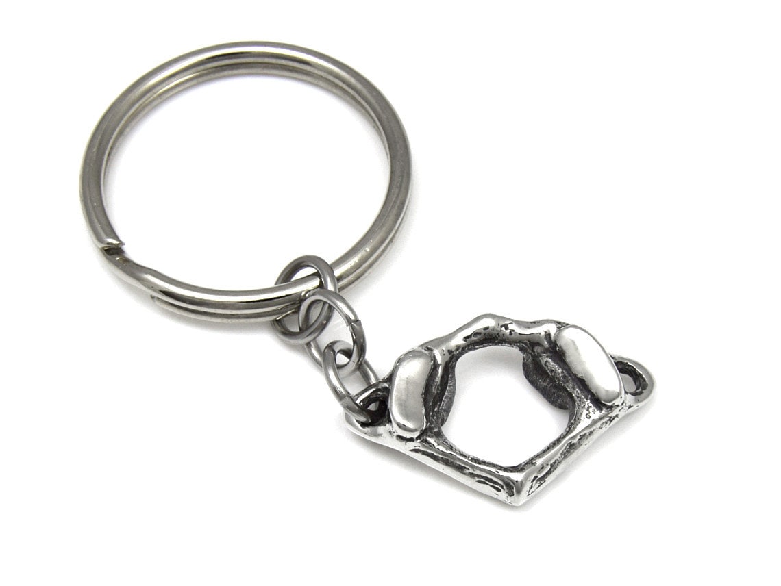 Atlas Vertebra Keychain Handmade Human C1 Spine Anatomy | Etsy