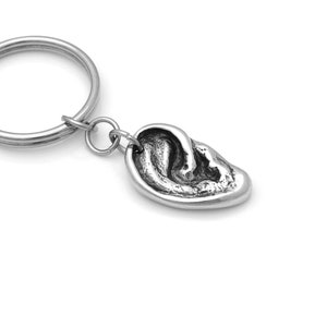Human Ear Keychain, Handmade Anatomical Hearing Charm, Audiologist - Etsy