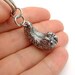 Cashew Keychain Nut Key Holder Nature Keyring in Pewter - Etsy