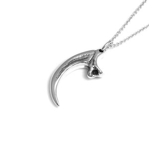 Sterling Silver Eagle Talon Pendant Necklace, Animal Claw Jewelry - Etsy