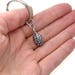 Small Human Brain Keychain Anatomical Keyring in Pewter - Etsy