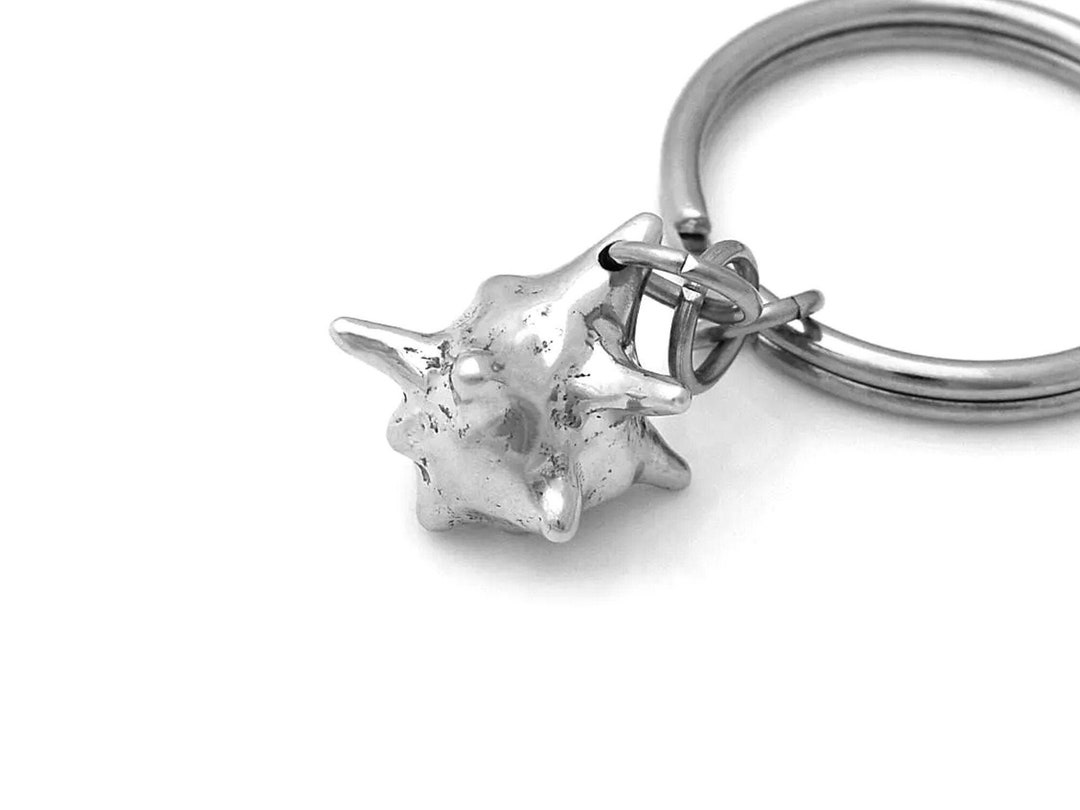 White Blood Cell Keychain, Handmade Macrophage Charm - Etsy