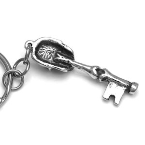 Skeleton Key Keychain, Skull and Bones Key Holder - Etsy