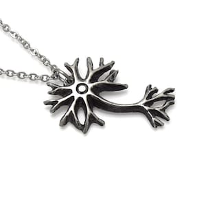 Handmade Neuron Necklace, Brain Cell Pendant, Neuroscience Jewelry - Etsy