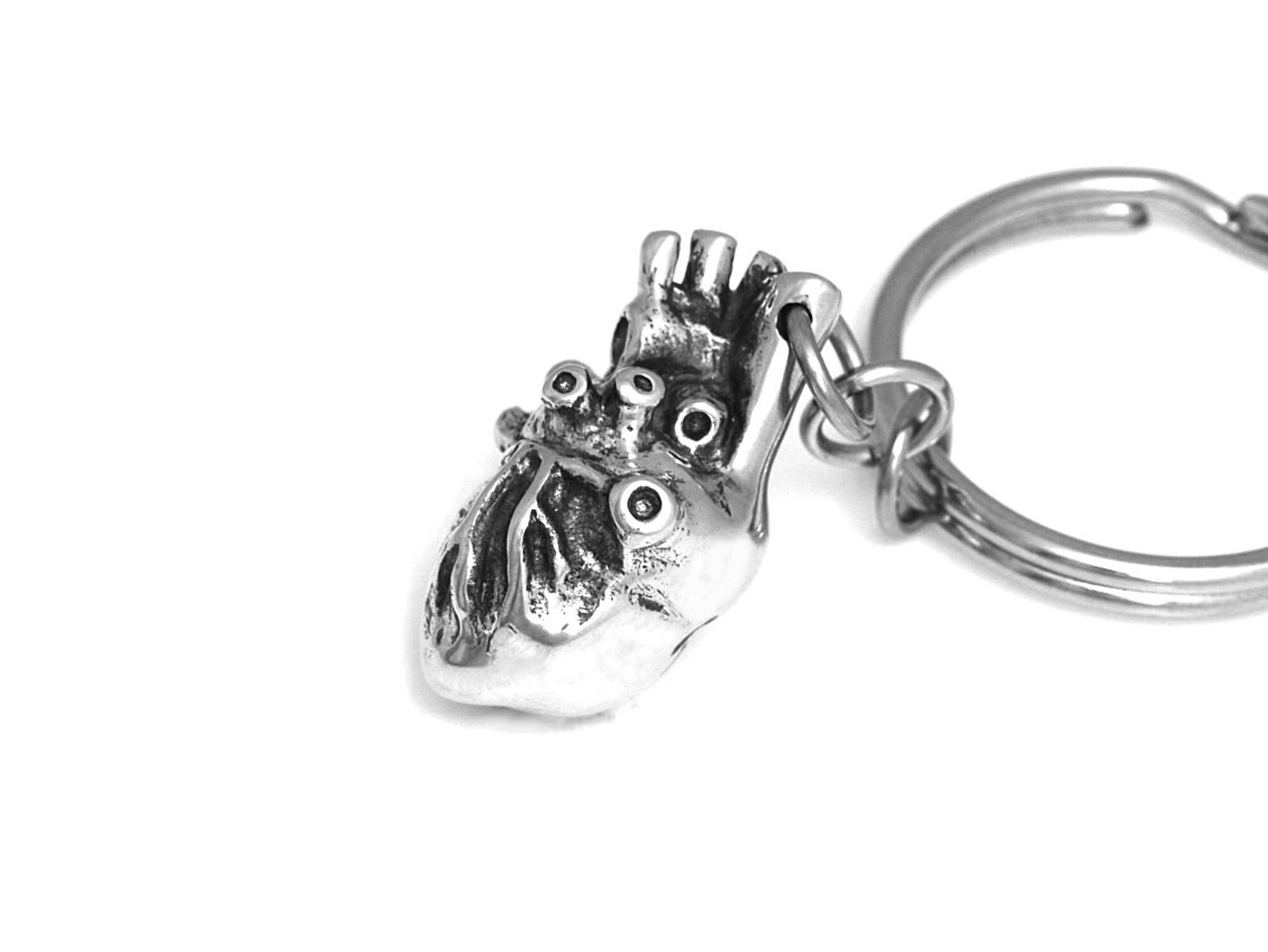 3D Anatomical Heart Keychain, Handmade Anatomy Accessorie Doctor Nurse ...