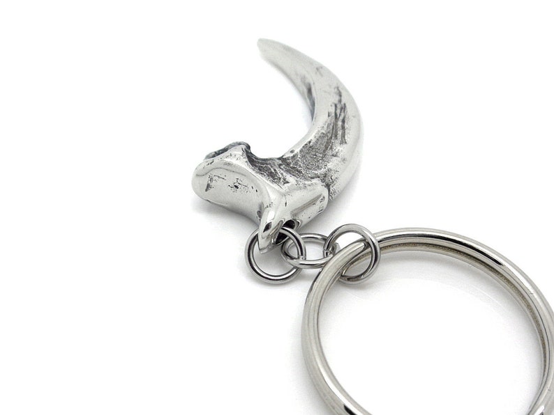 Handmade Eagle Talon Keychain in Pewter Metal Animal Claw Key | Etsy