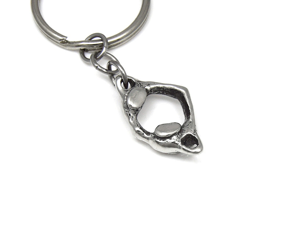 Atlas Vertebra Keychain Handmade Human C1 Spine Anatomy | Etsy