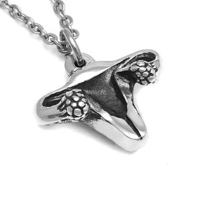 Uterus Necklace in Pewter, Handmade Womb Charm Jewelry, Mother Pendant ...