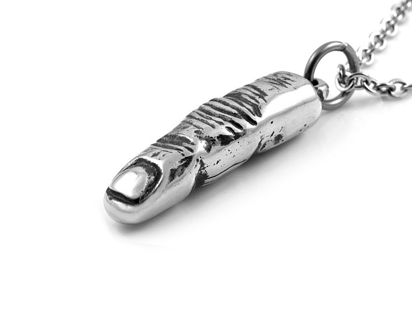 Finger Pendant Necklace Anatomical Jewelry Arthritis Charm | Etsy