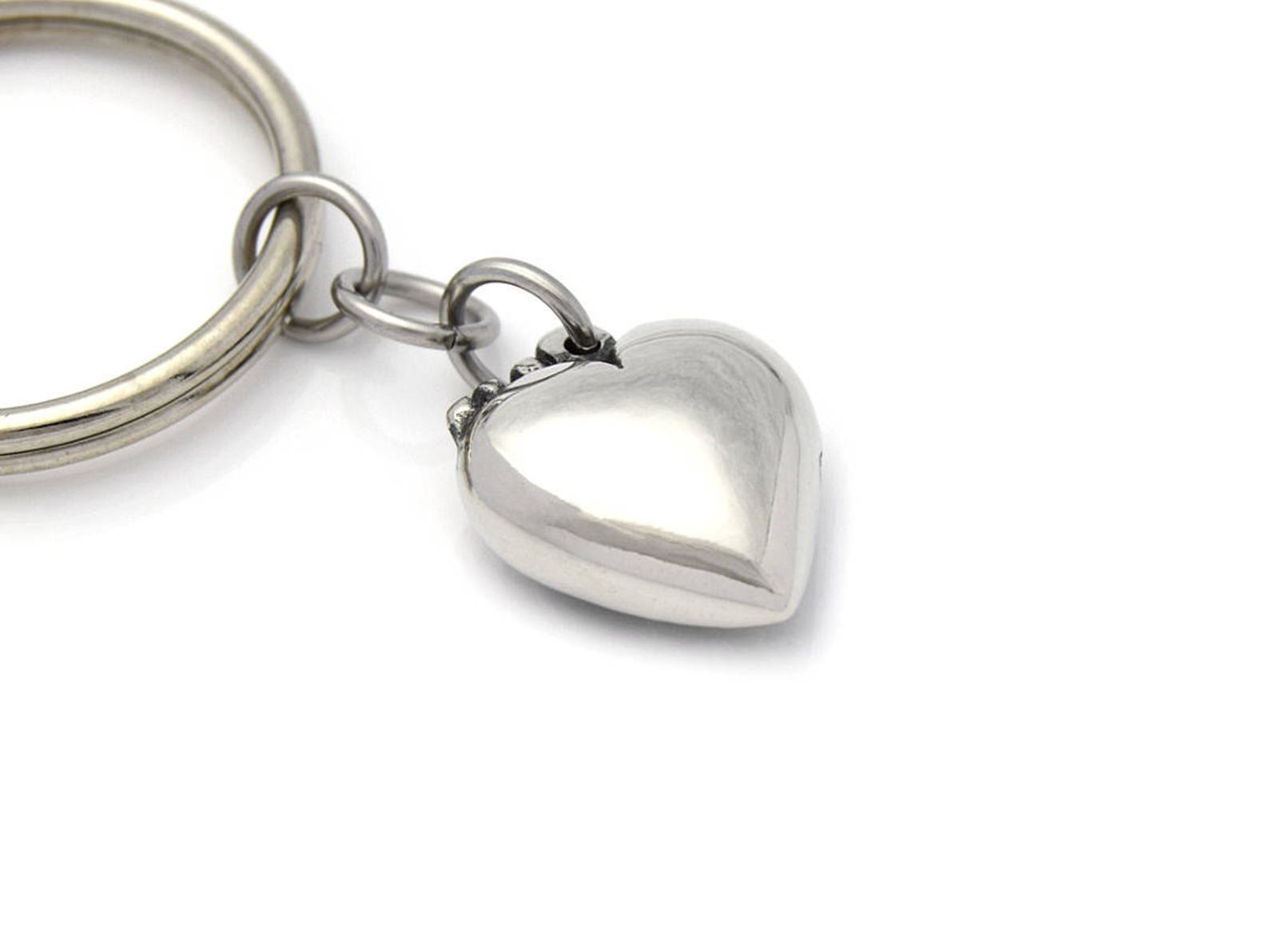 Anatomical Heart in Shape of a Traditional Heart Keyring in | Etsy