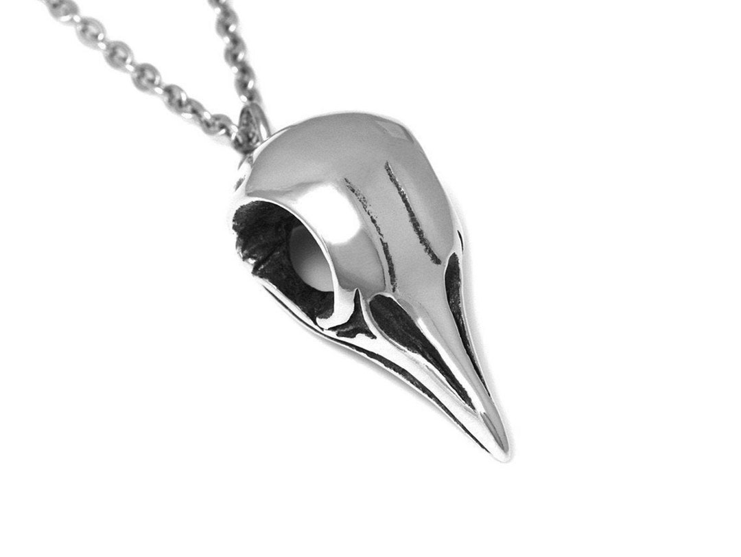 Mourning Dove Skull Necklace Handmade Bird Jewelry in Pewter - Etsy