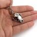 Wolverine Skull Keychain Animal Bone Keyring in Pewter - Etsy