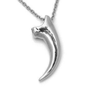 Velociraptor Claw Necklace, Dinosaur Raptor Pendant, Paleontology ...