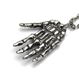 Human Skeleton Hand Pendant Necklace Anatomy Jewelry - Etsy