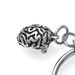 Small Human Brain Keychain, Anatomical Keyring in Pewter - Etsy