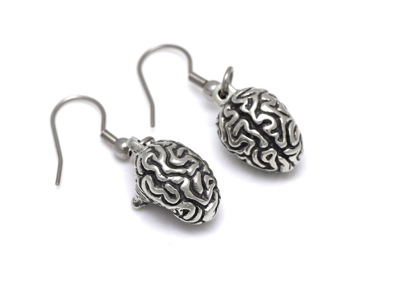 Human Brain Earrings Neurology Charm Psychologist Jewelry - Etsy
