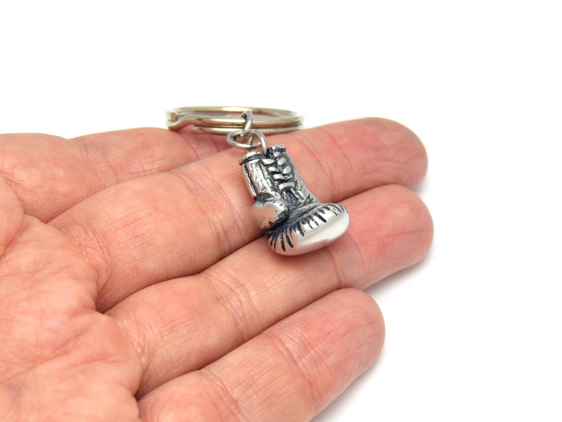 Boxing Glove Keychain in Pewter Muai Thai Sports Athlete - Etsy Sweden