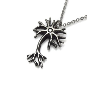 Handmade Neuron Necklace, Brain Cell Pendant, Neuroscience Jewelry - Etsy