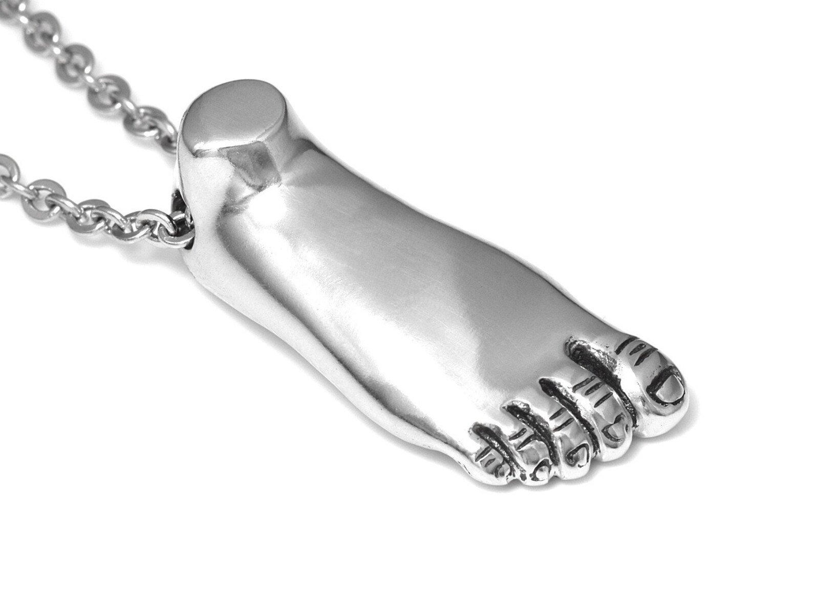 Human Foot Necklace Ankle and Toes Pendant Podiatrist - Etsy