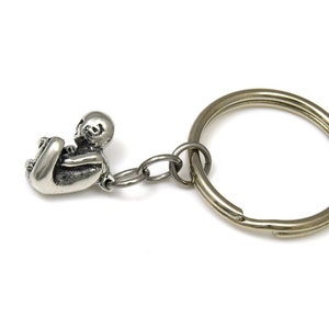 Handmade Tiny Fetus Keychain Human Embryo Charm - Etsy