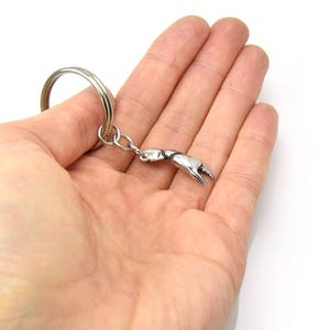 Crab Claw Keychain Handmade Animal Keyring in Pewter | Etsy